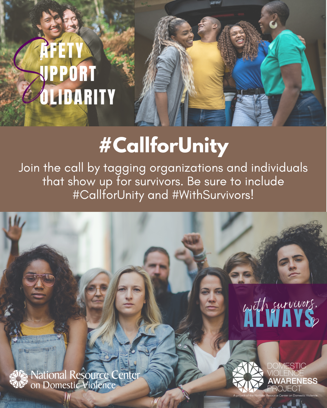 DVAM 2025: With Survivors, Always | Domestic Violence Awareness Project